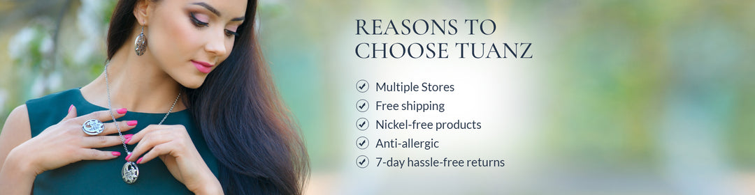 Tuanz silver jewellery at the most attractive prices